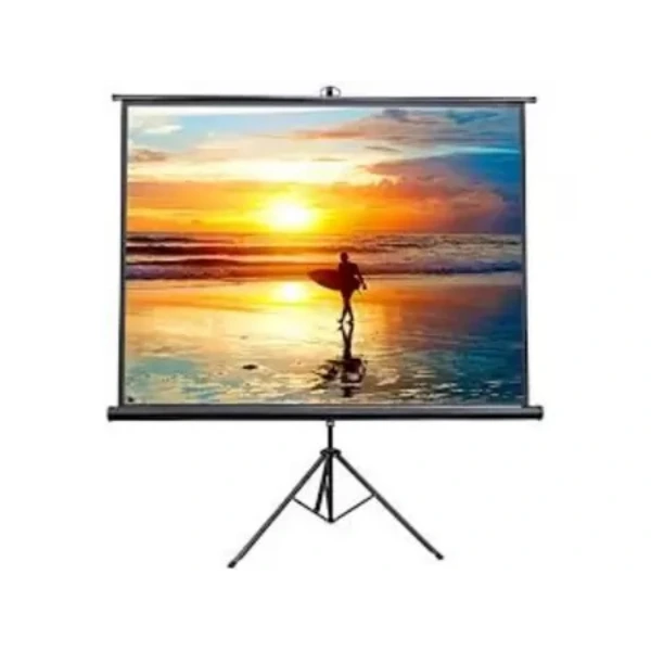 Projector Screen 72 inch Tripod Portable 6x6 Feet 1:1MW Speed-X (FINE ...